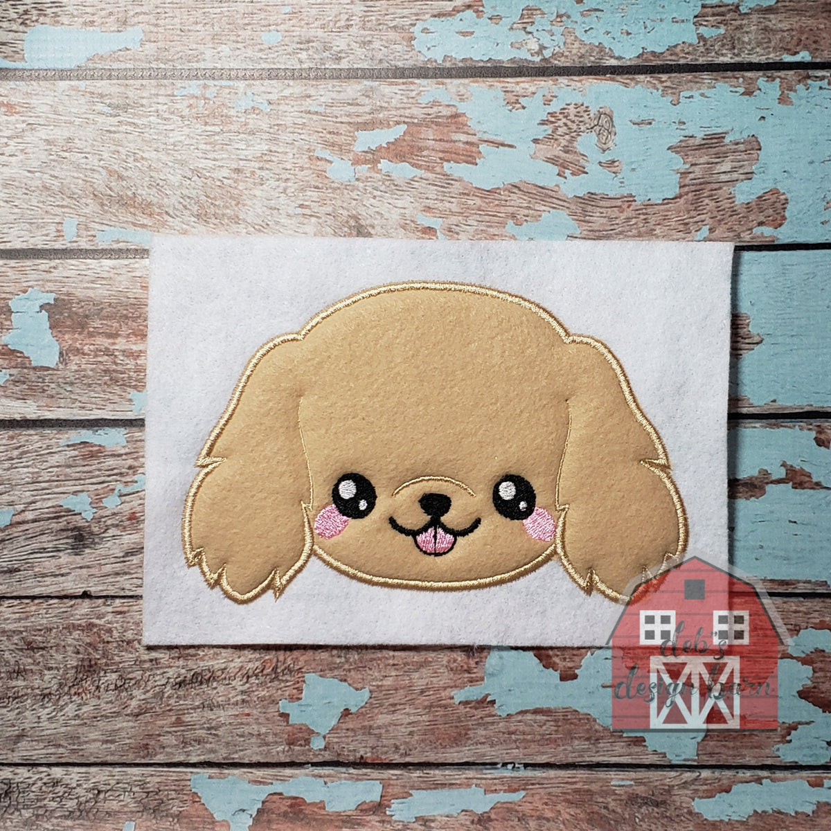 Cocker Spaniel Applique Embroidery Design - 4x4 5x7 – Deb's Design Barn