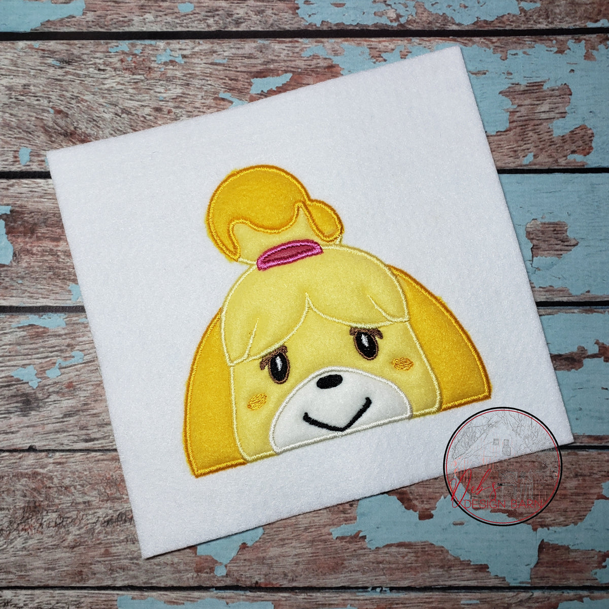 AC Isabelle Applique Embroidery Design - 4x4 5x7 – Deb's Design Barn
