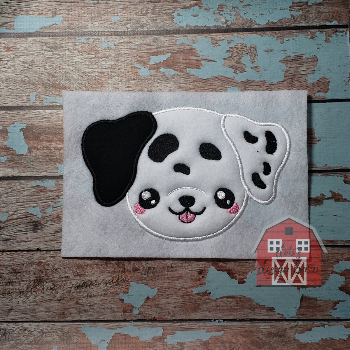 Dalmatian Applique Embroidery Design - 4x4 5x7 6x10 – Deb's Design Barn
